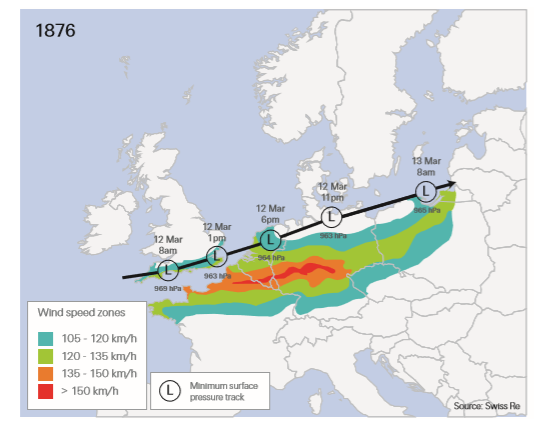 Lothar’s Big Brother: the storm of March 1876 | Swiss Re